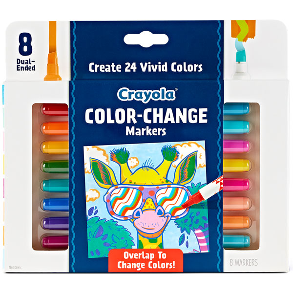 CRAYOLA COLOUR CHANGE MARKERS PACK 8 Dowells Office Products Depot